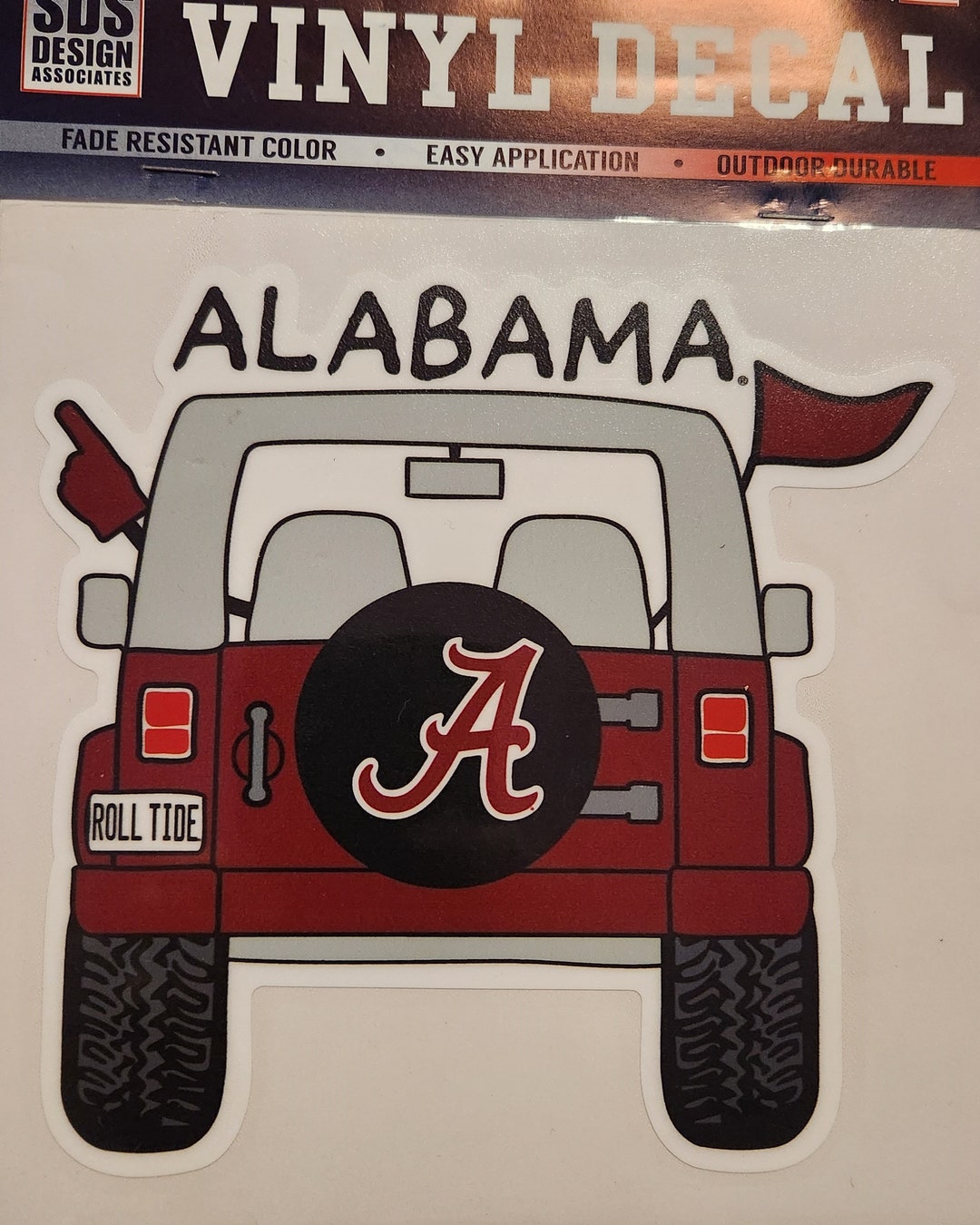 University of Alabama 6 Decal - Etsy