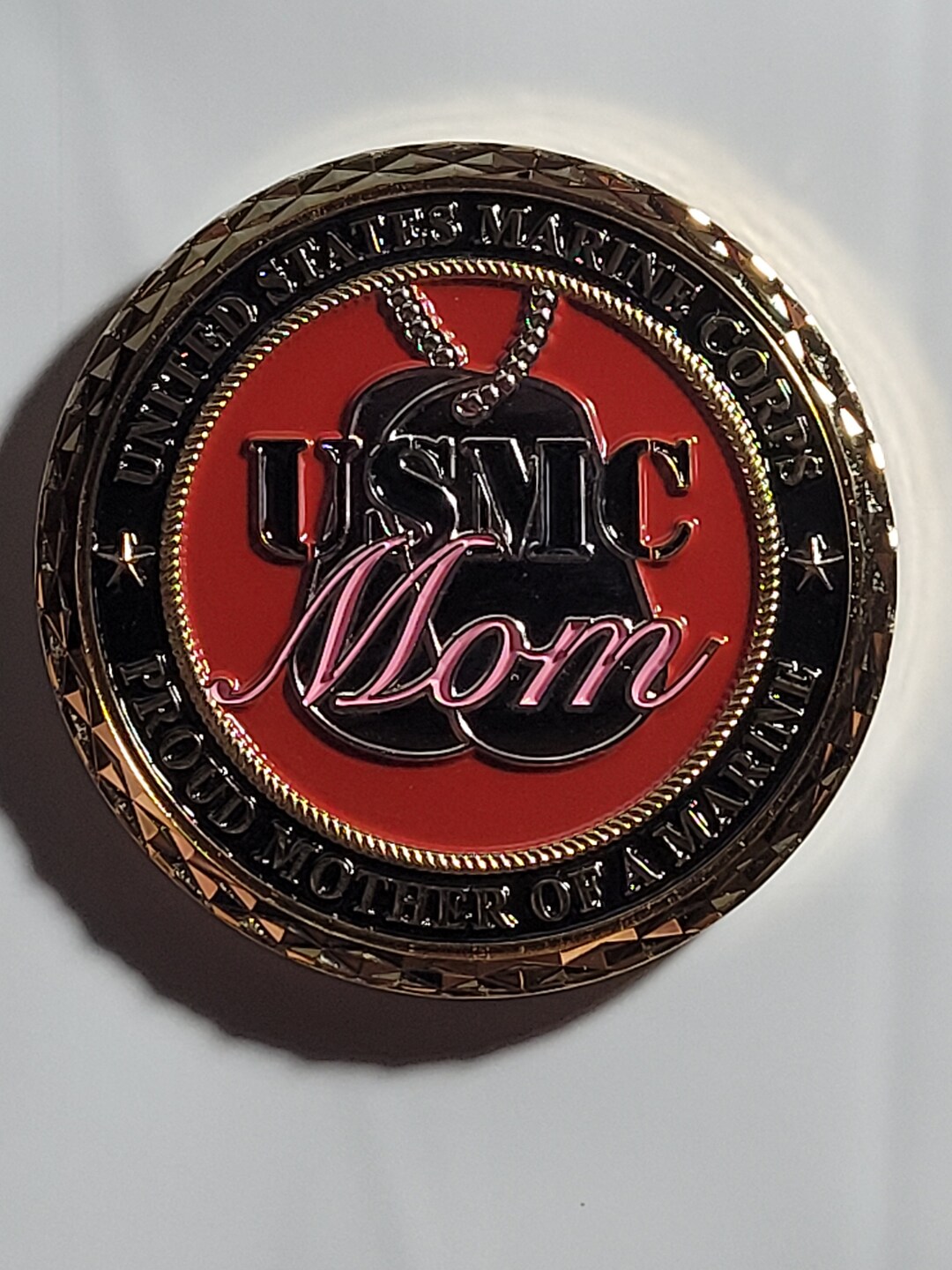 USMC Mom Coin - Etsy