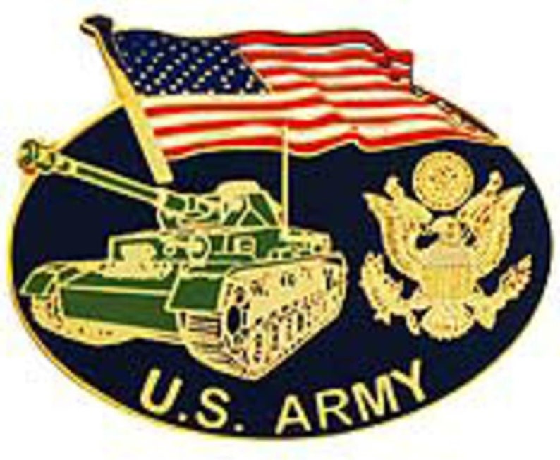 Army, Tank, Badge Lapel Pin - Etsy