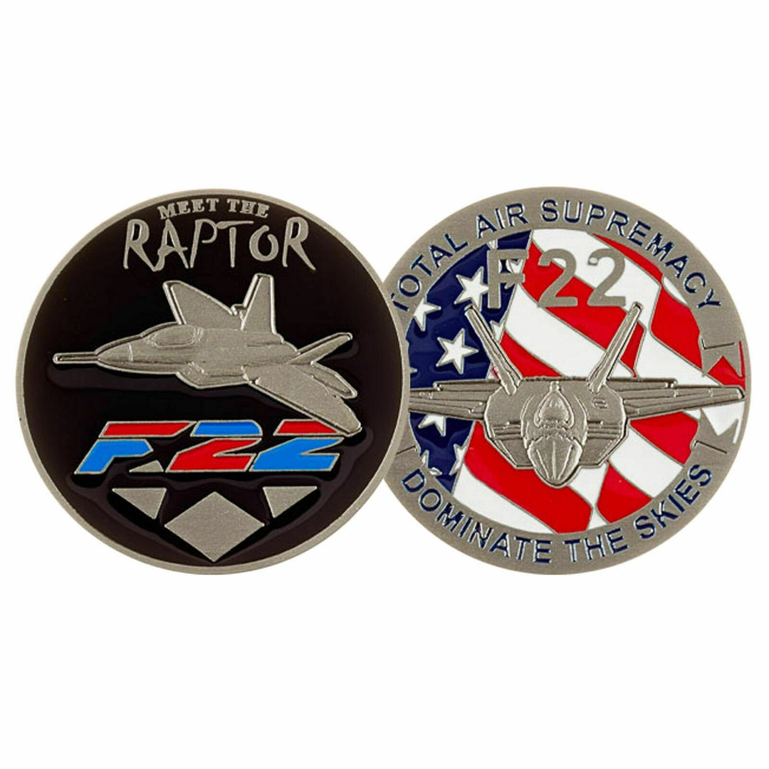 F-22 Raptor Challenge Coin - Etsy