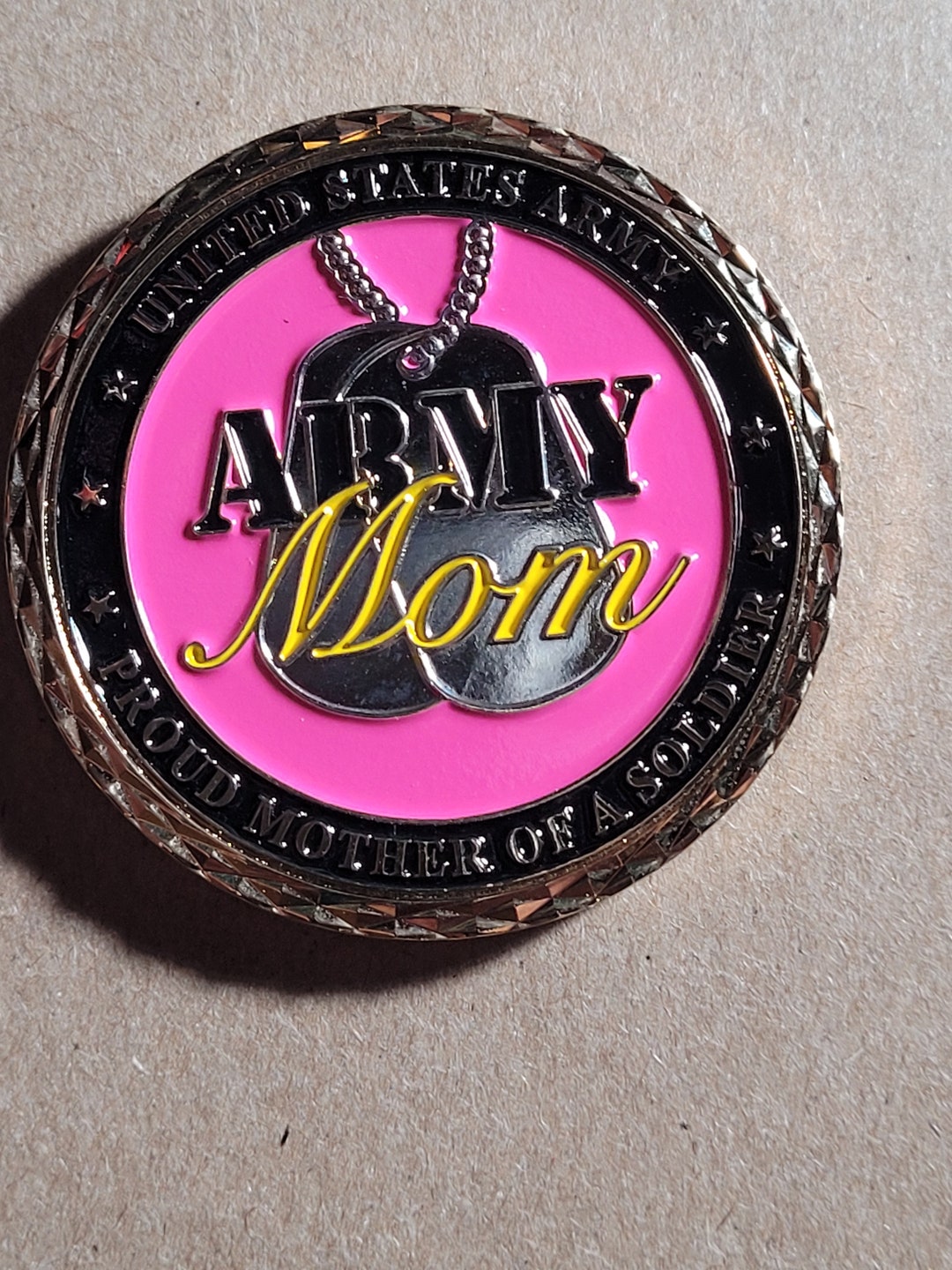 U.S. Army Proud Mom Coin - Etsy