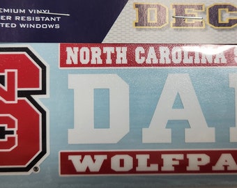 NC State Wolfpack Vinyl Mascot Decal Sticker - Etsy
