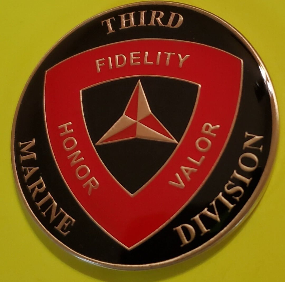 3rd Marine Division Challenge Coin - Etsy