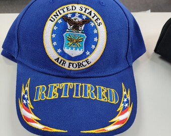 U.s. Air Force Retired Cap - Etsy