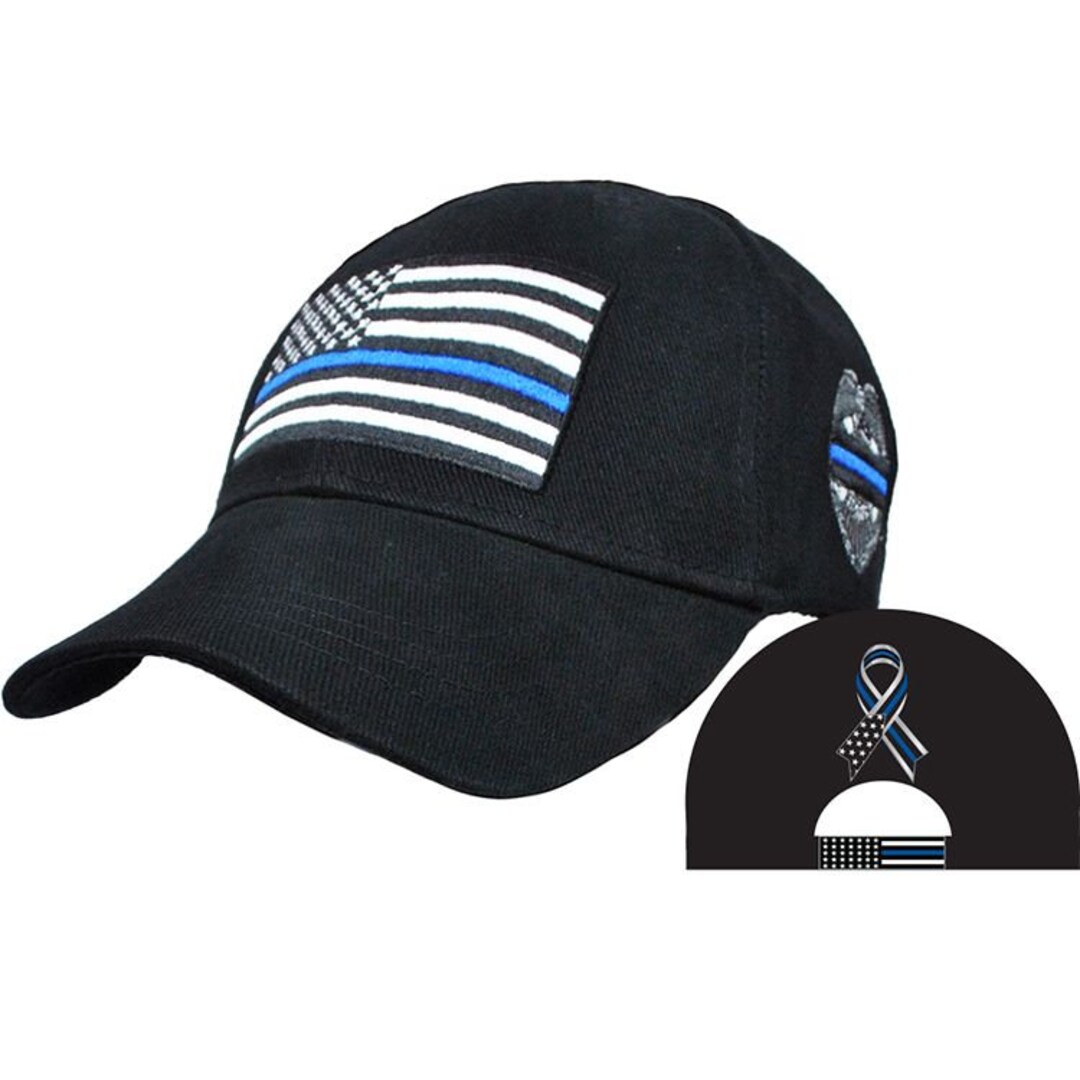 Police, Thin Blue Line Ball Cap - Etsy