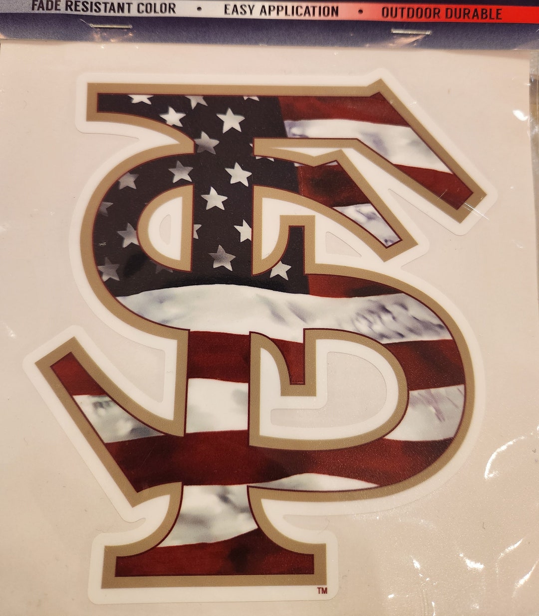 FSU fs-interlock W/american Flag 6 Decal - Etsy