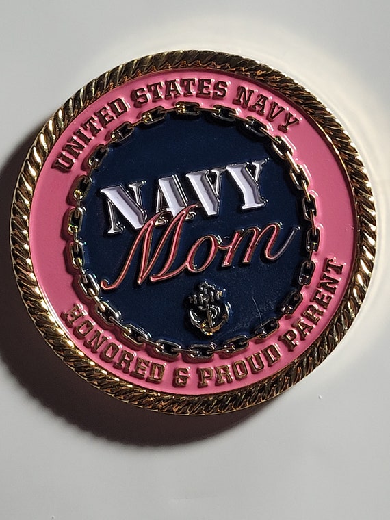 US Navy Honored Mom Coin | Etsy