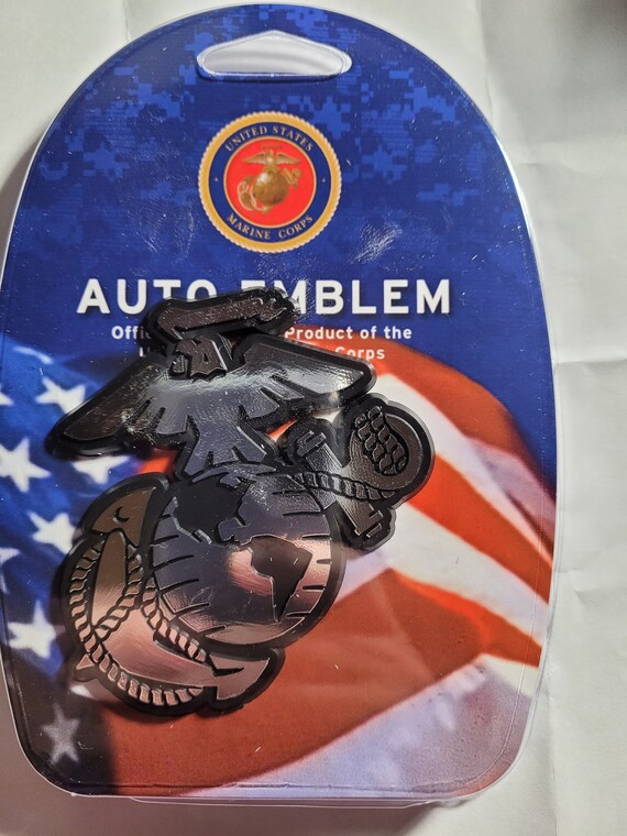 USMC Chrome Emblem | Etsy