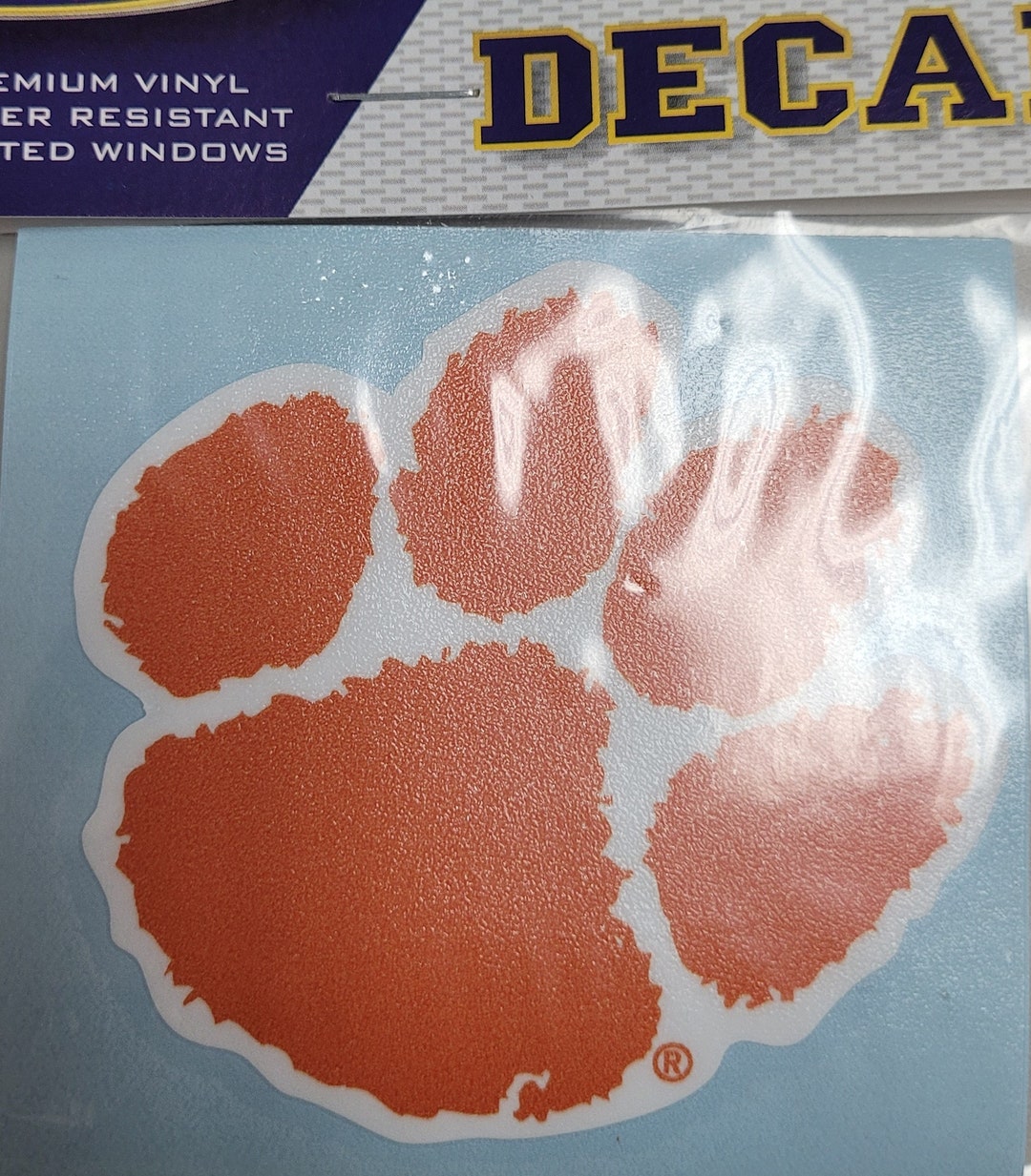 Clemson University 3 Decal - Etsy