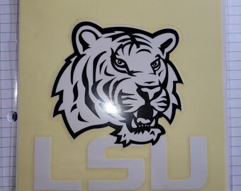 LSU Tigers 12 Premium Vinyl Decal Licensed NCAA - Etsy