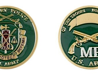 Challenge Coin: U.S. Army MP Military Police engraving Available - Etsy