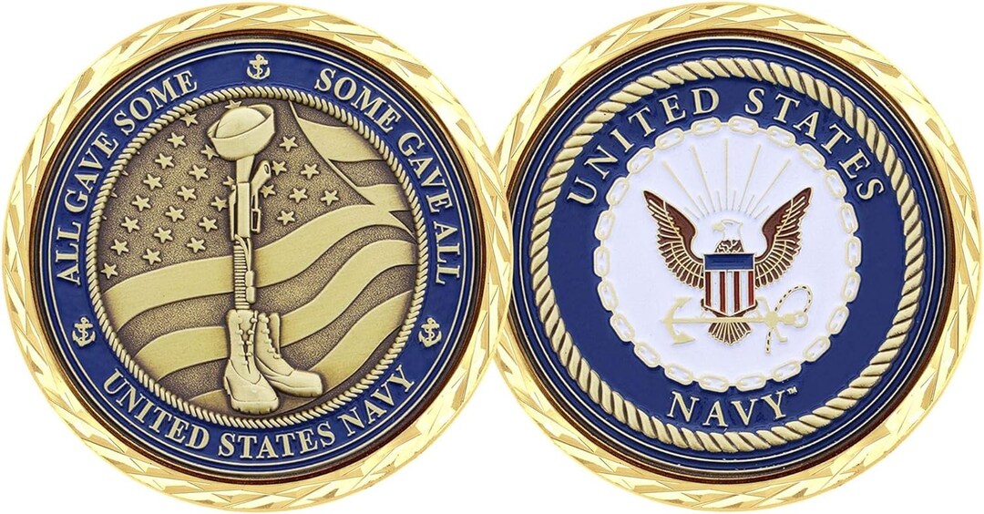 US Navy Fallen Heroes Challenge Coin - Etsy