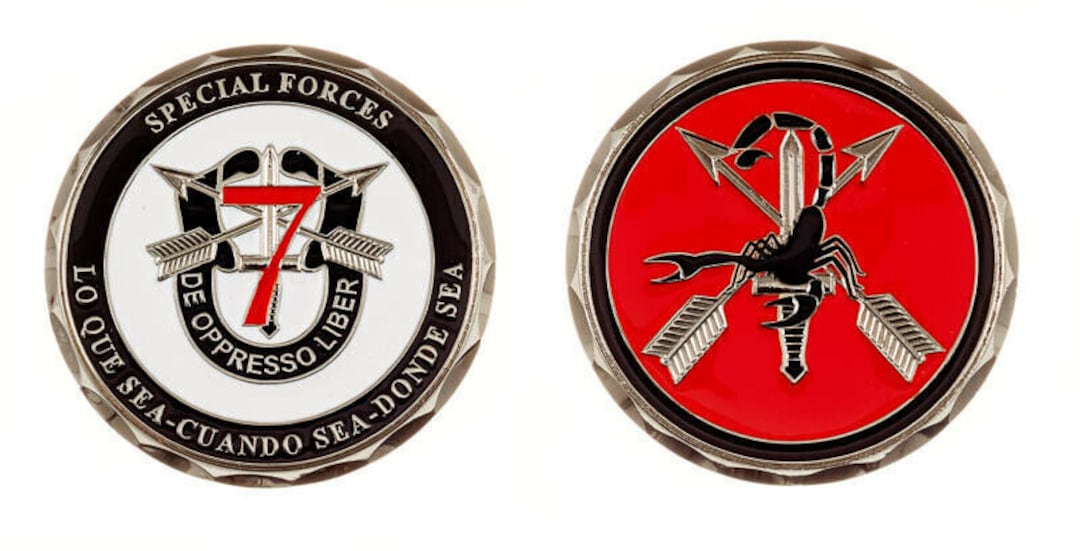 Eglin Air Force Base 7th Special Forces Scorpion Challenge Coin - Etsy
