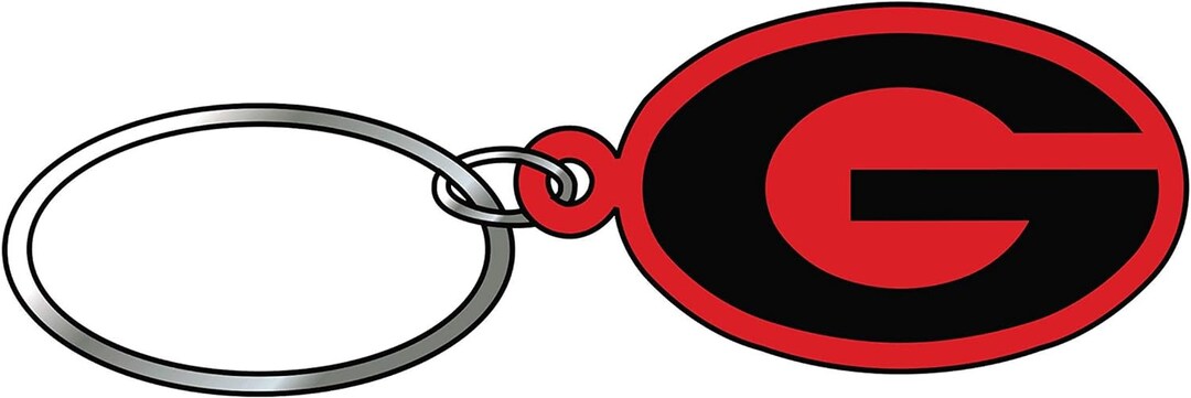 Georgia Bulldogs Keychain - Etsy