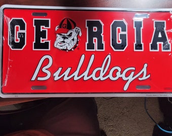 University of Georgia License Plate - Etsy