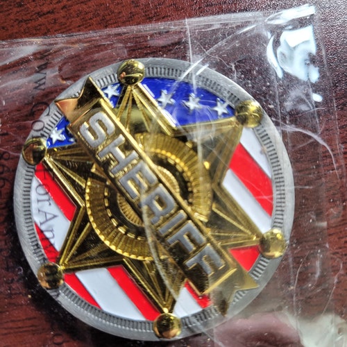 Sheriff Deputy Challenge Coin Law Enforcement the Thin Blue - Etsy