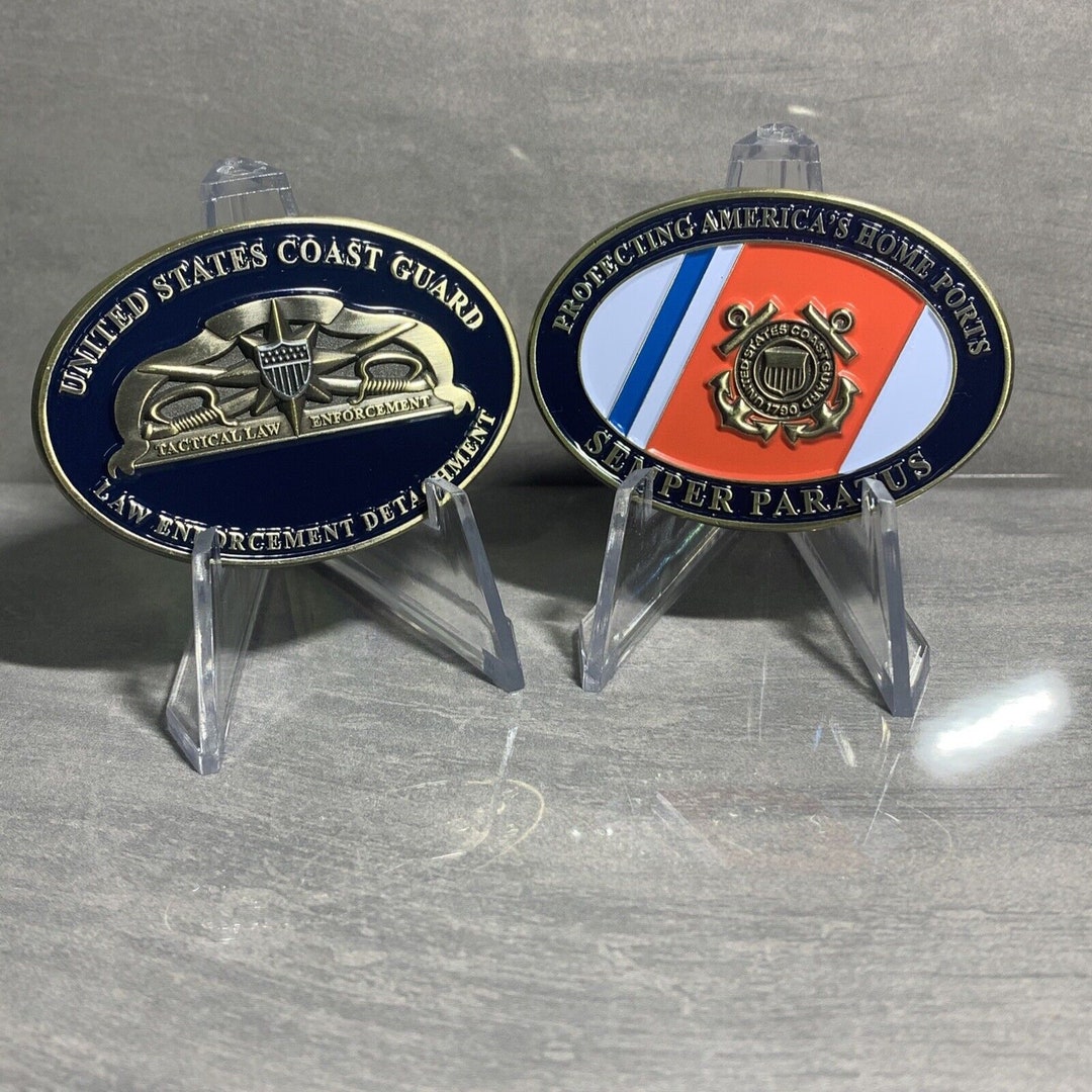 USCG Law Enforcement Challenge Coin - Etsy