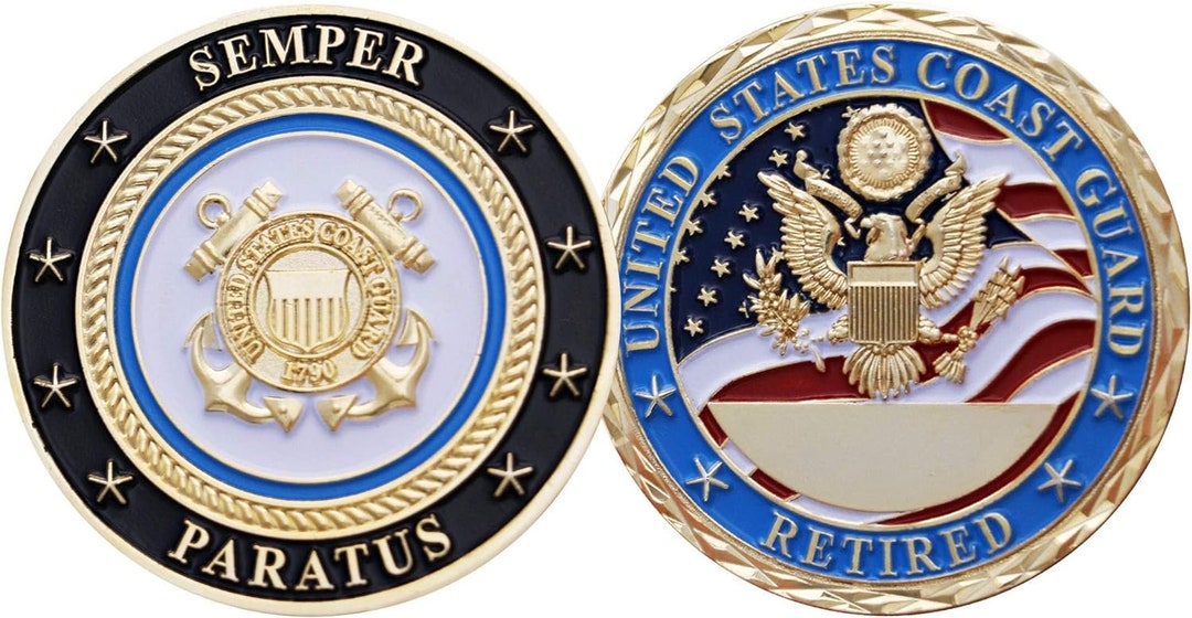 USCG Retired Challenge Coin - Etsy
