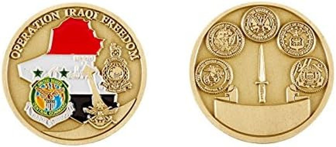 Iraqi Freedom Services Challenge Coin - Etsy