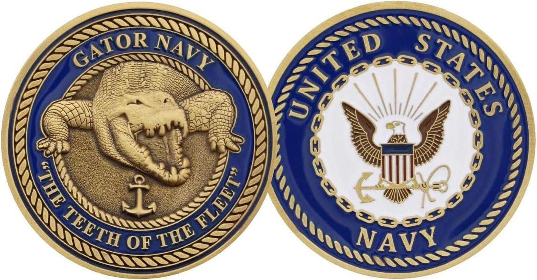 Gator Navy Coin - Etsy