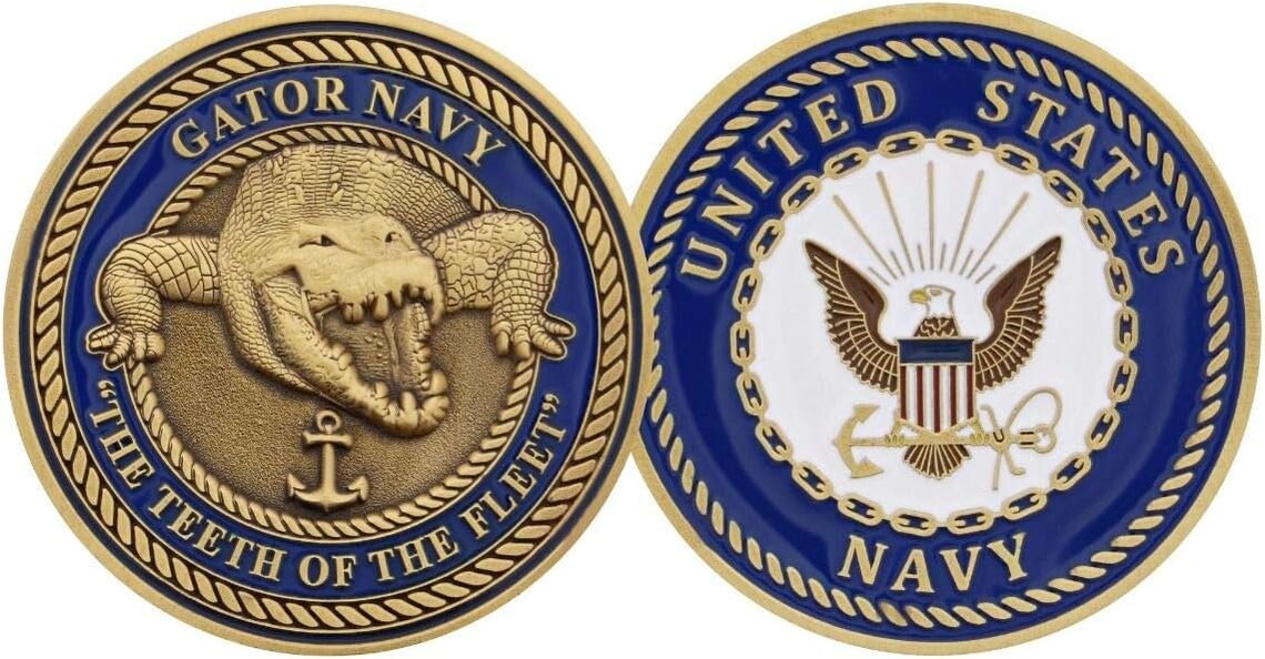 Gator Navy Coin - Etsy