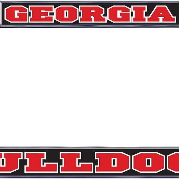 Georgia Bulldogs License Plate Frame - Etsy