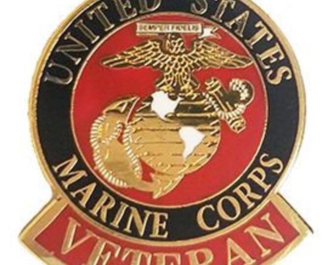 USMC Veteran EGA Lapel Pin - Etsy