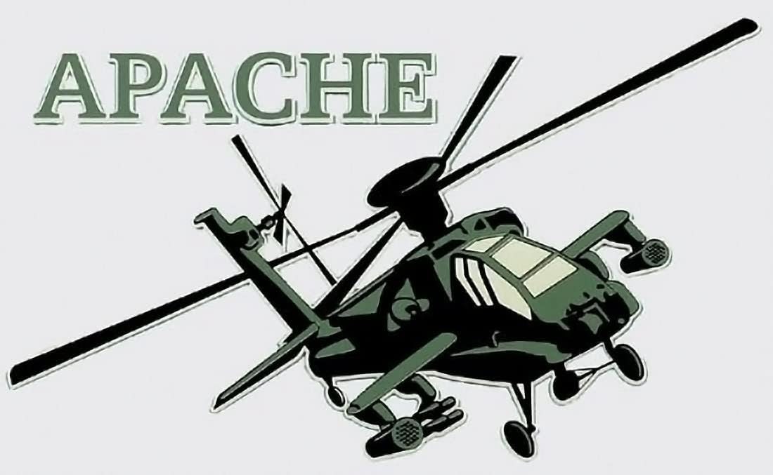 Apache Helicopter Decal - Etsy