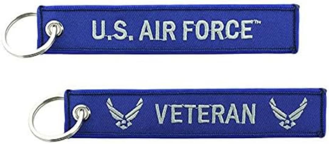 USAF Veteran Keychain - Etsy