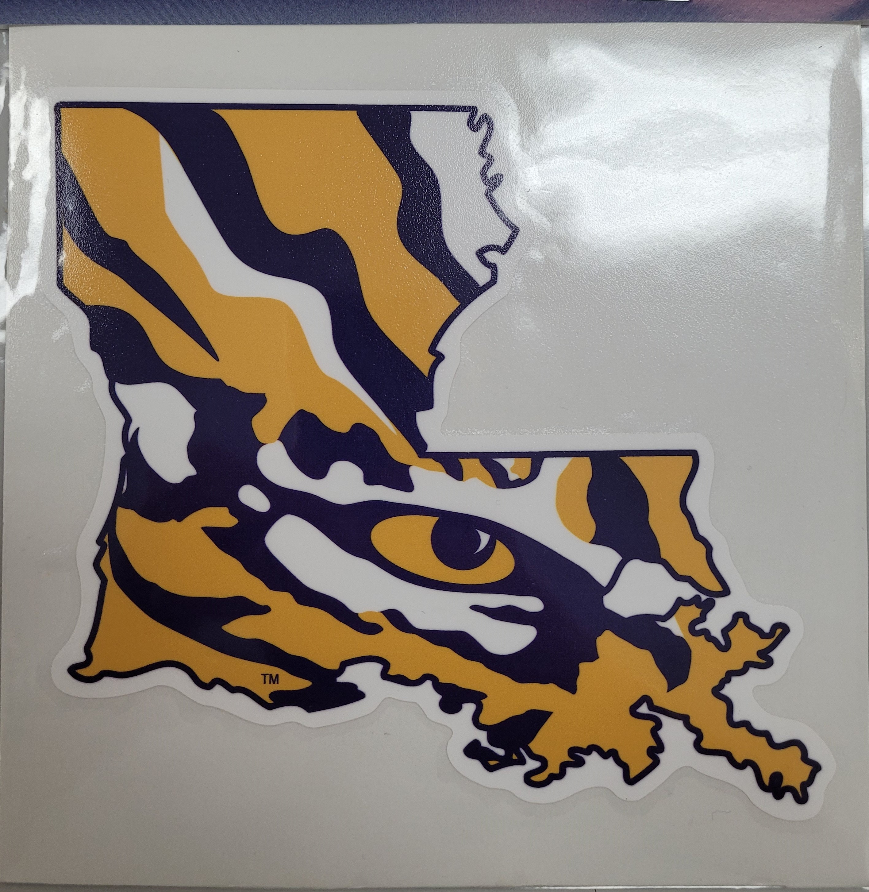LSU State Logo Decal - Etsy