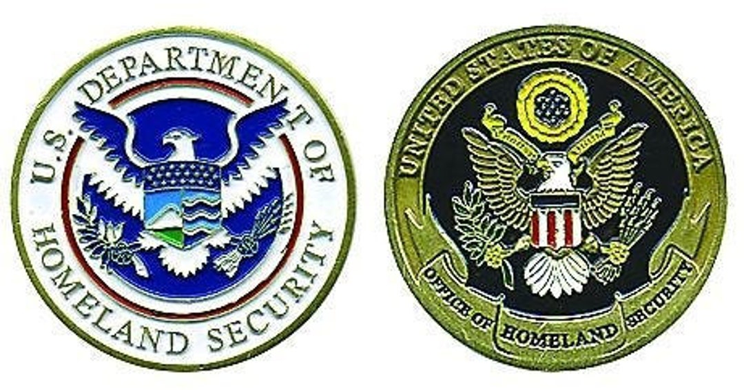 Homeland Security Challenge Coin - Etsy