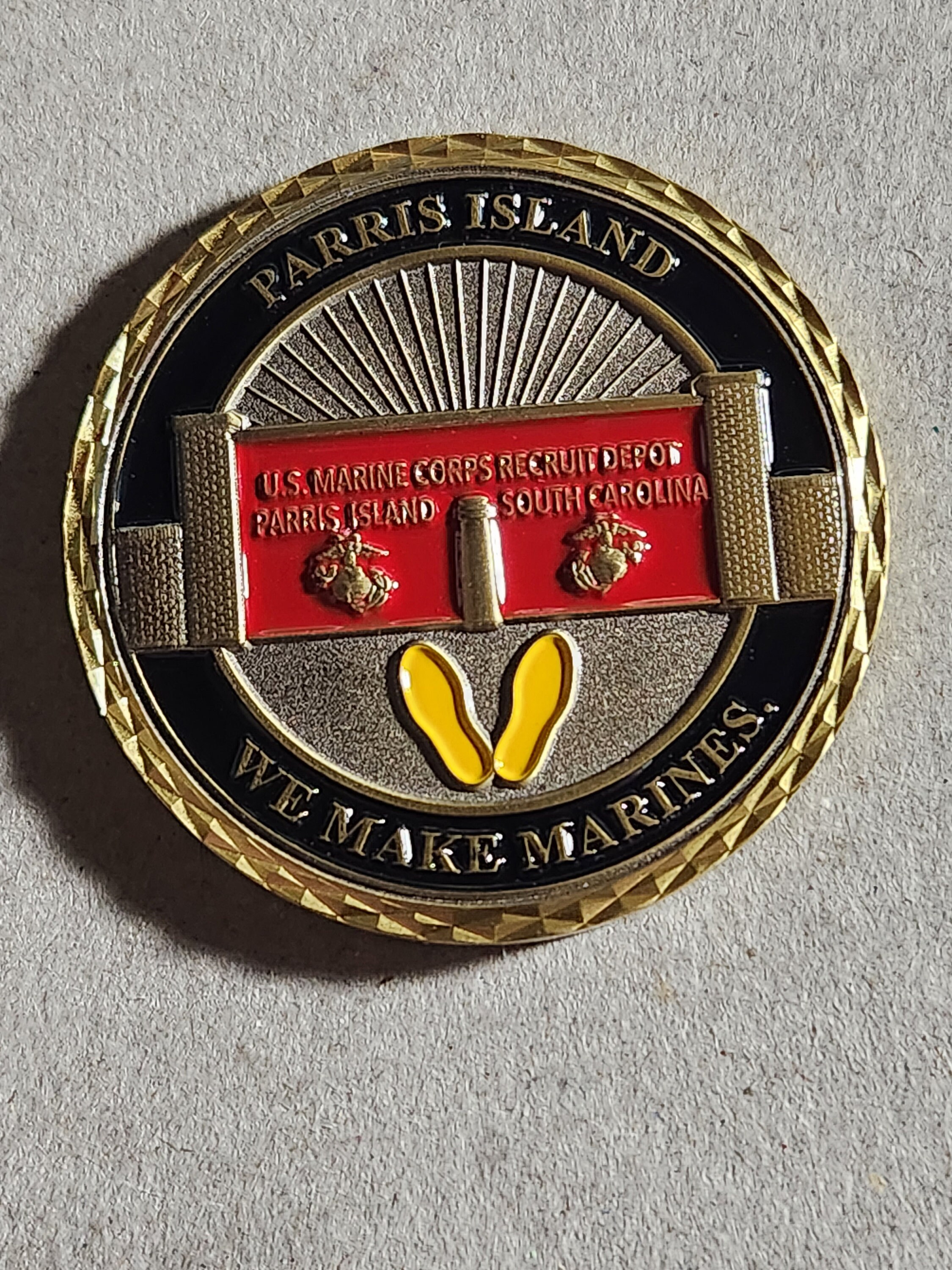 USMC Parris Island We Make Marines Coin - Etsy