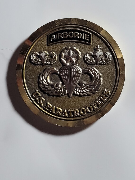 Airborne Paratrooper Coin - Etsy