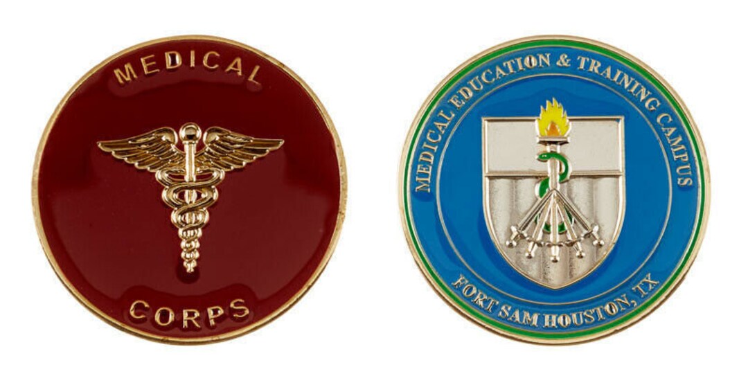 Fort Sam Houston Army Medical Service Challenge Coin - Etsy