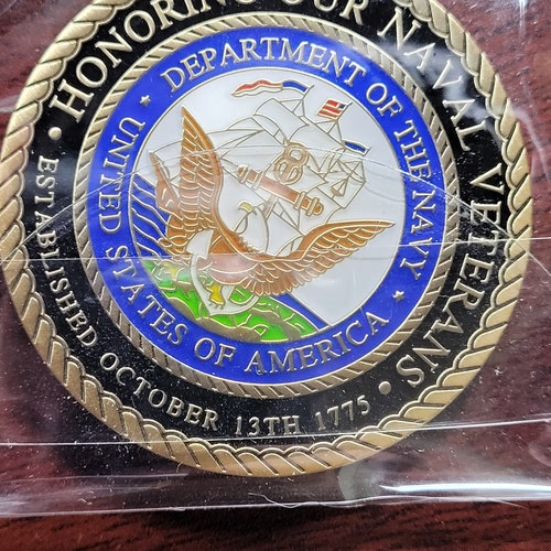 U.S. Navy Seabees Challenge Coin - Etsy