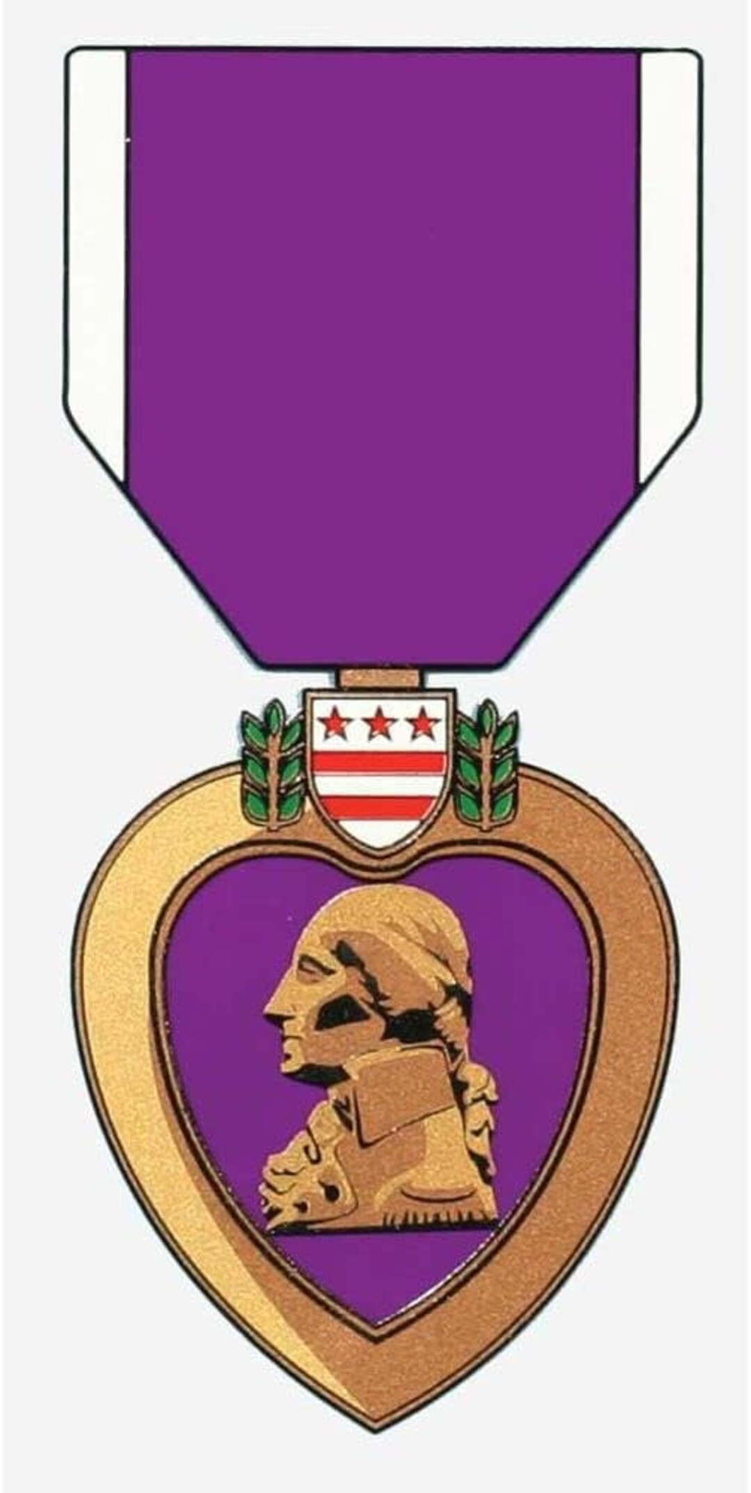Purple Heart Decal - Etsy