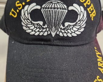 US Army Paratrooper Embroidered Baseball Cap-10540 - Etsy