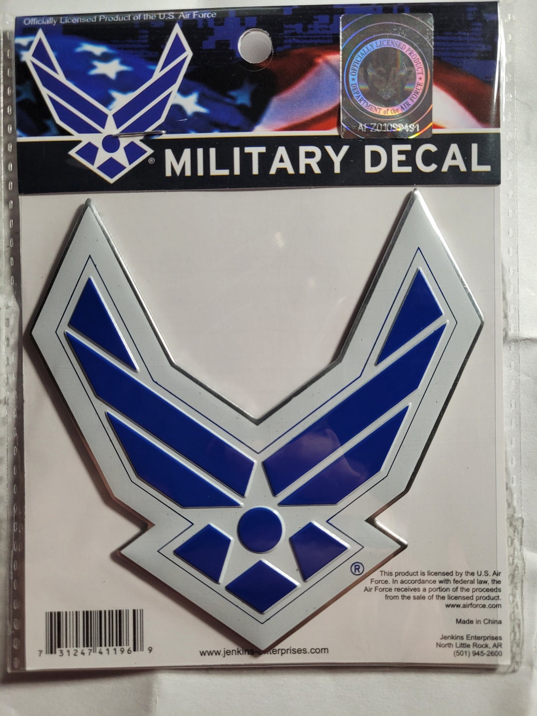 USAF Sticker Decal Metal - Etsy