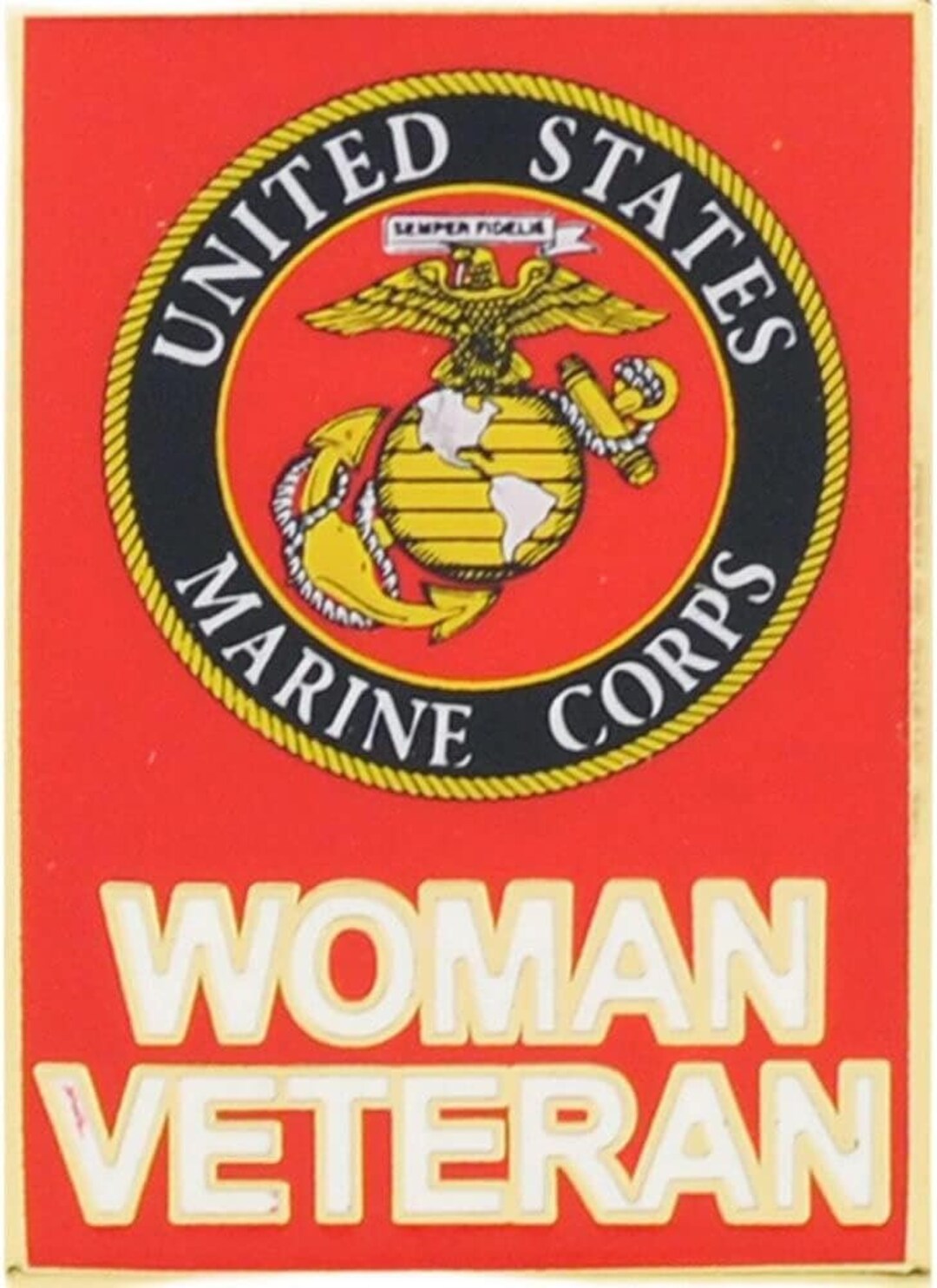 USMC Women Veteran Lapel Pin - Etsy