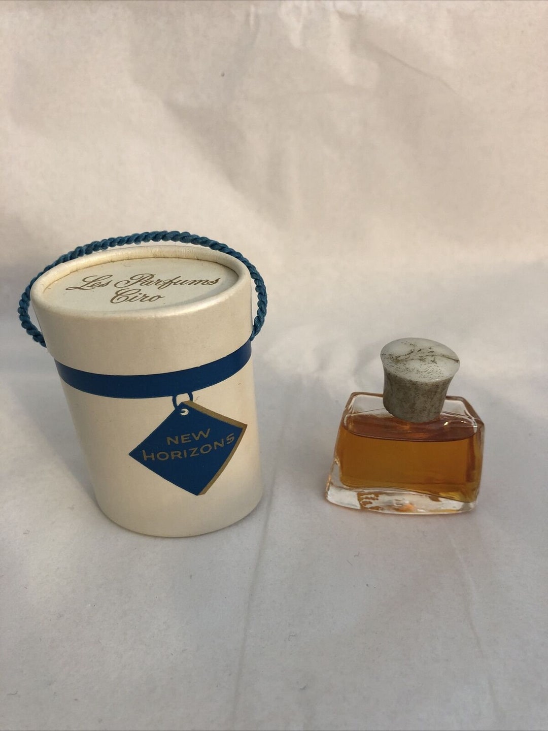 Vintage Ciro New Horizons Perfume 1.25 Oz in Carrying Case C. 1940 90% ...