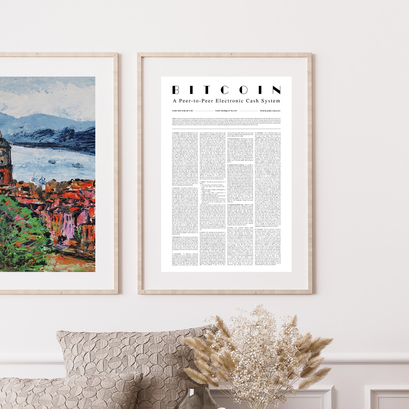 Bitcoin Whitepaper Digital Download Printable (16x24) Poster ...