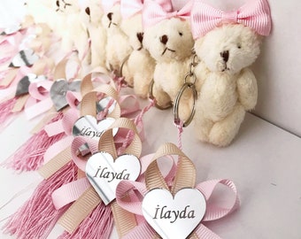 Teddy Bear Keychain - Etsy