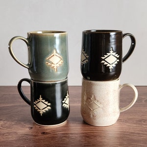 Small Aztec Mugs - Etsy