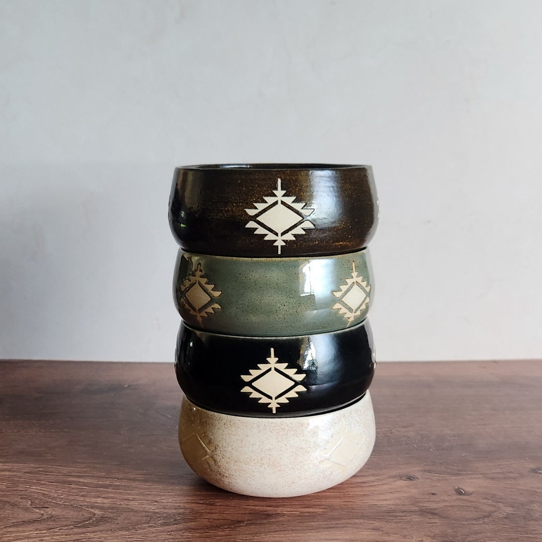 Small Aztec Bowls - Etsy