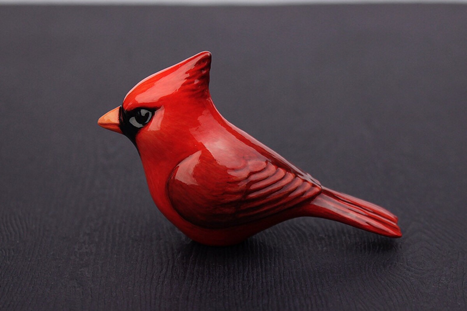 Cardinal - Handmade Bird Figurine - Etsy