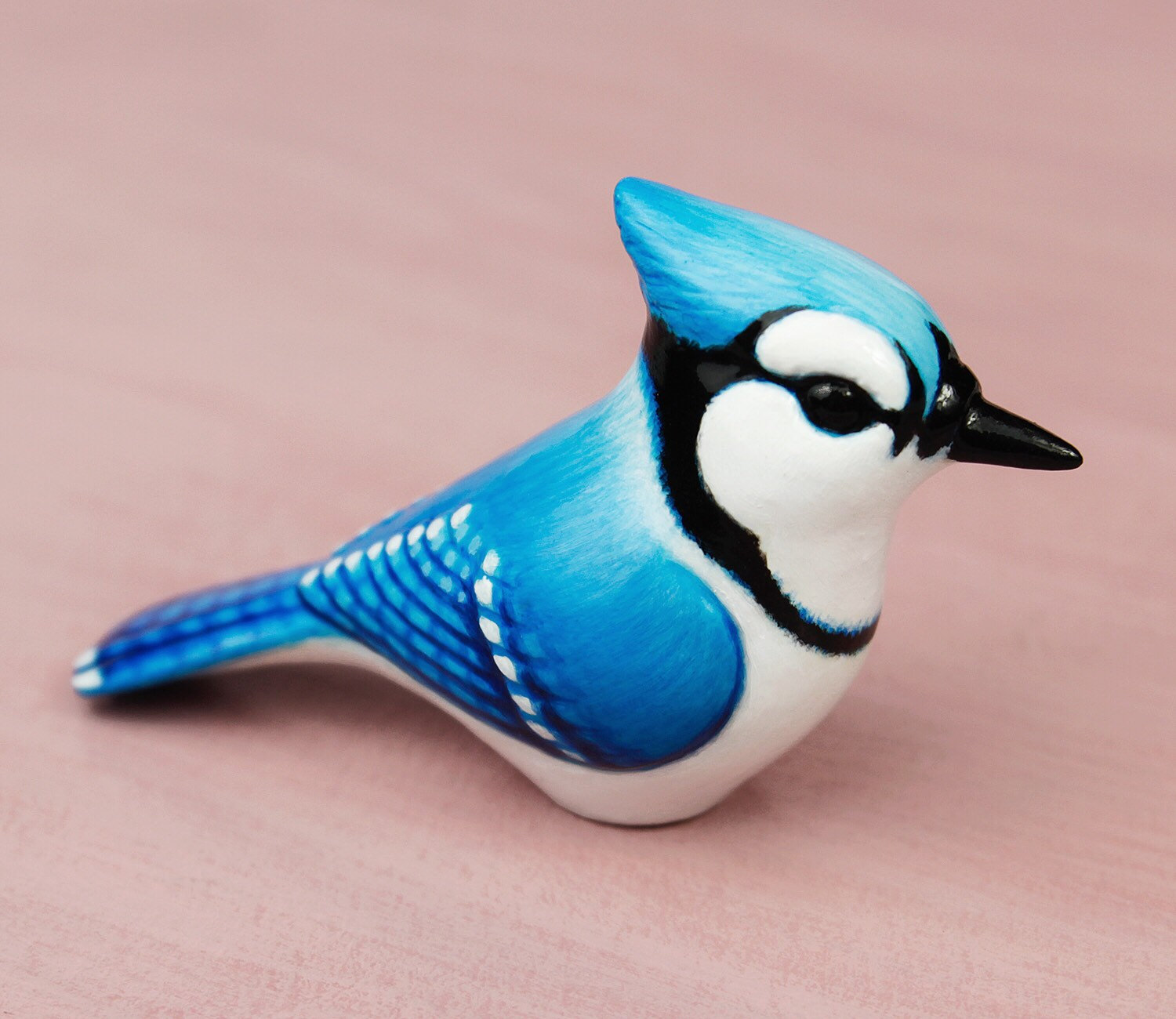 Blue Jay - Handmade Bird Figurine - Etsy