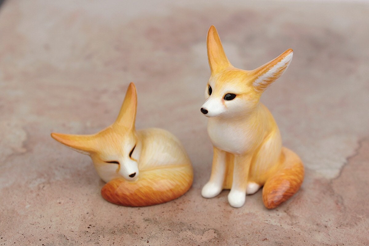 Sculpture Figurines Art & Collectibles handmade animal figurine Sitting ...