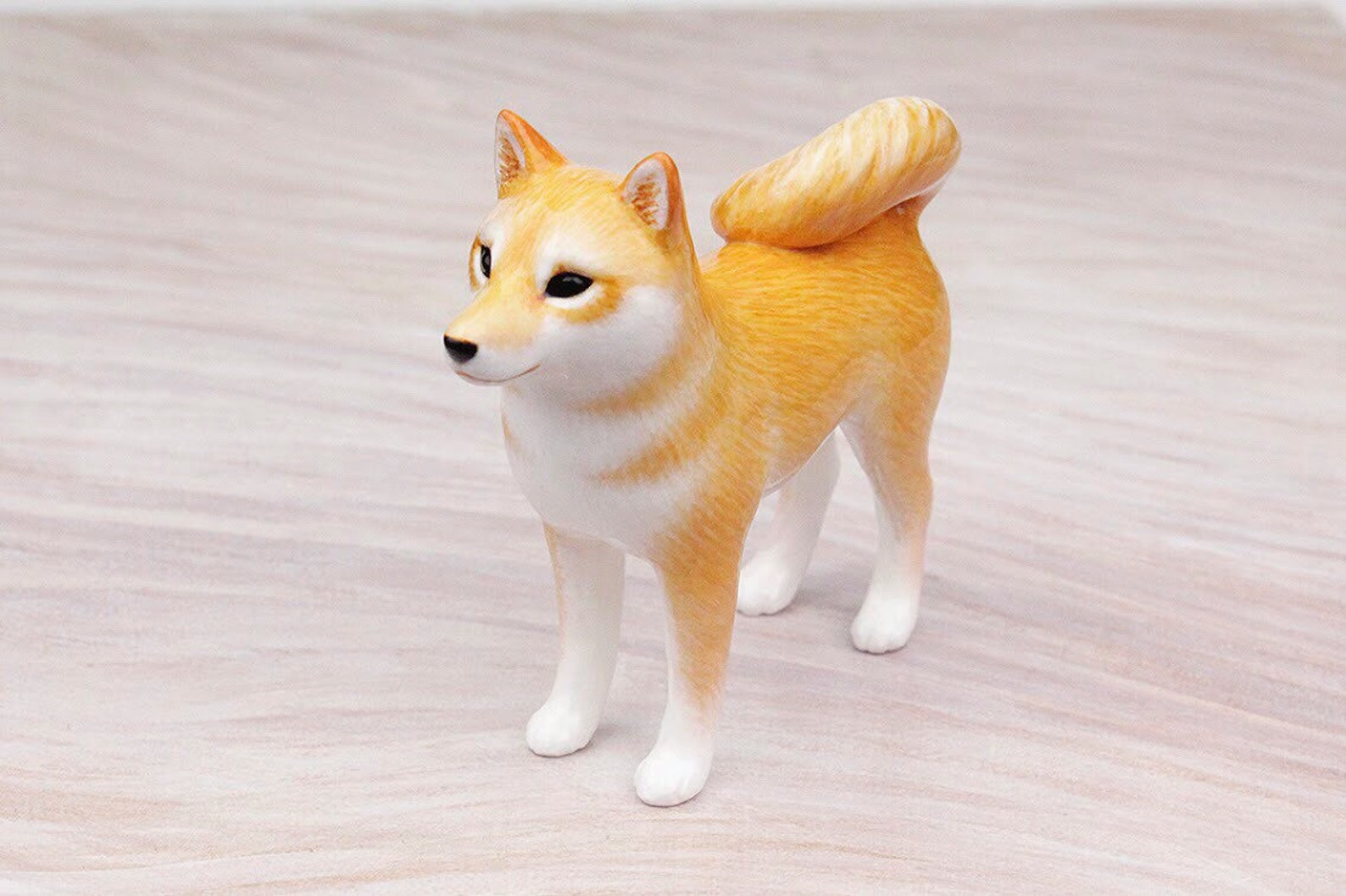 Shiba Inu Dog Handmade Animal Figurine | Etsy