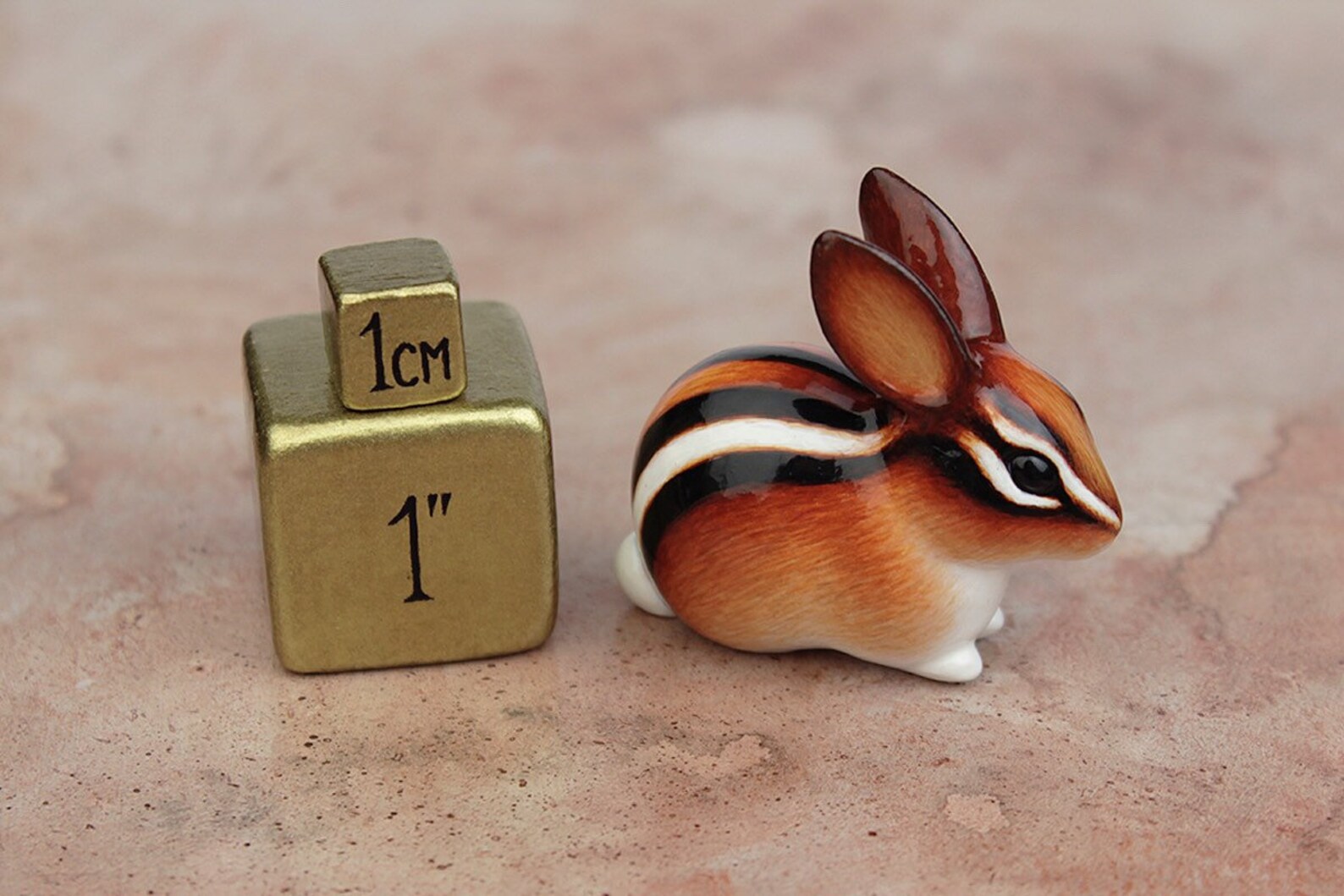 Chipmunk Rabbit - Handmade Animal Figurine - Etsy