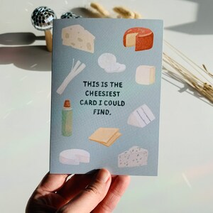 Greeting Card // This is the Cheesiest Card I Could Find // Blank ...